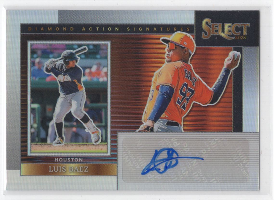 2024 Panini Select Diamond Action Signatures Silver Luis Baez #DAS-LB ...