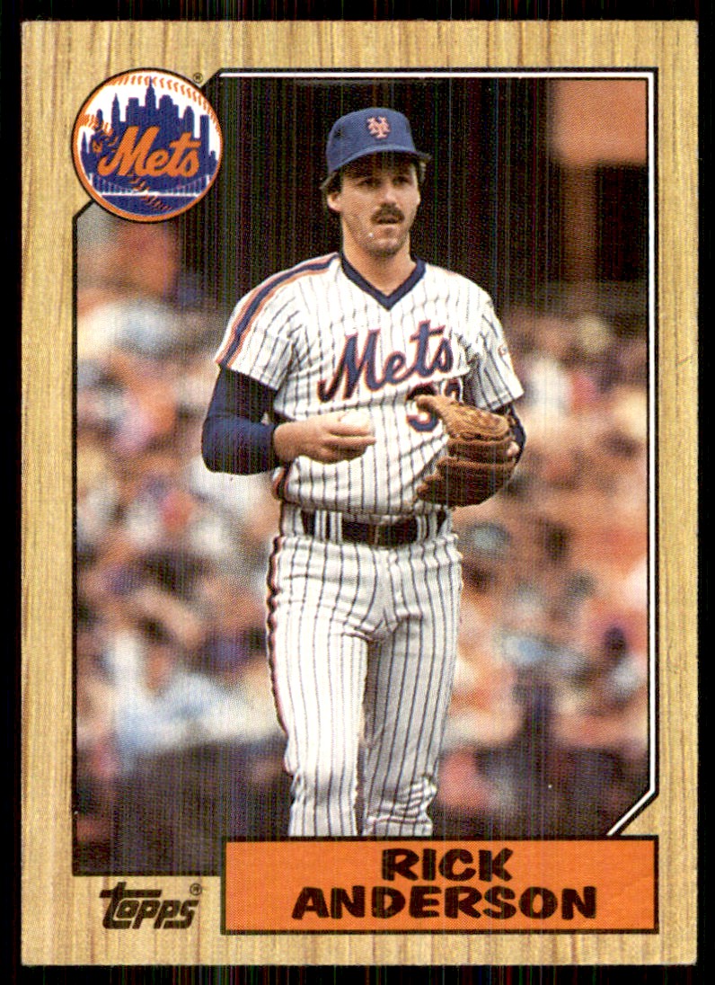 1987 Topps Rick Anderson #594 on Kronozio