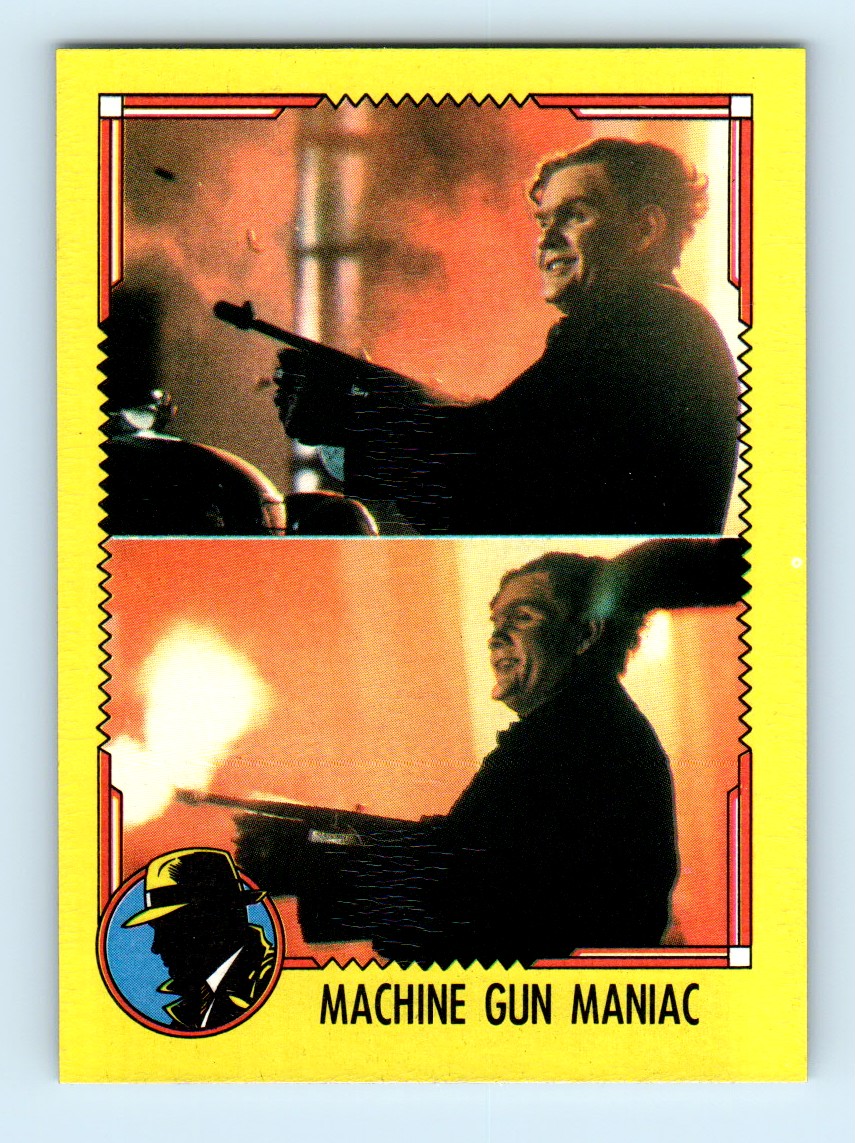 1990 Topps Calling Dick Tracy Machine Gun Maniac #21 on Kronozio