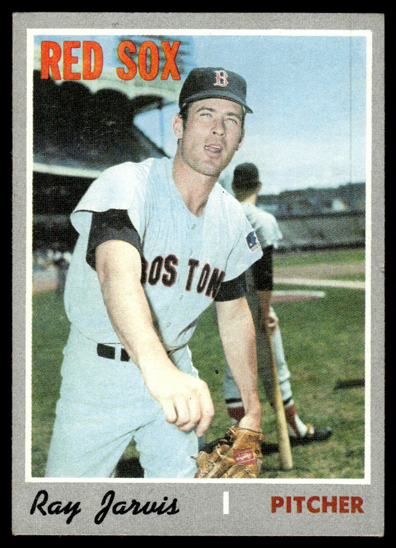 1970 Topps RAY JARVIS #361 Red Sox Rookie RC edge wear FREE Ship! | eBay