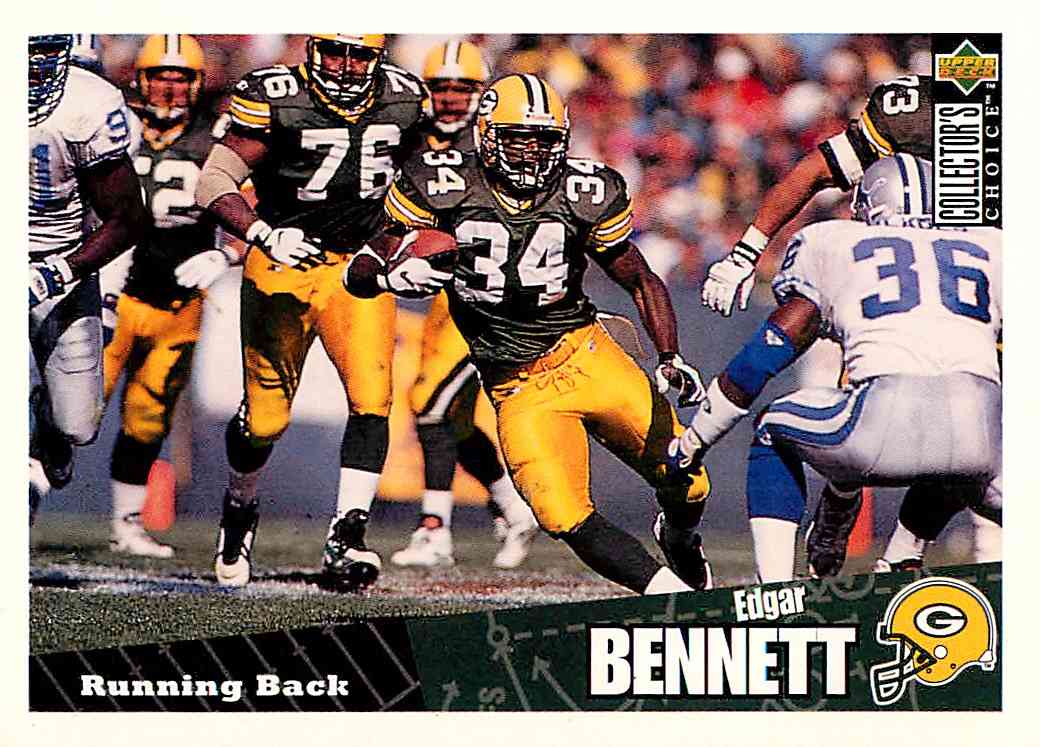 1996 Upper Deck Collector's Choice Edgar Bennett #268 on Kronozio
