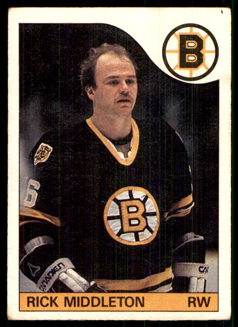 1985-86 O-Pee-Chee Rick Middleton #64 on Kronozio