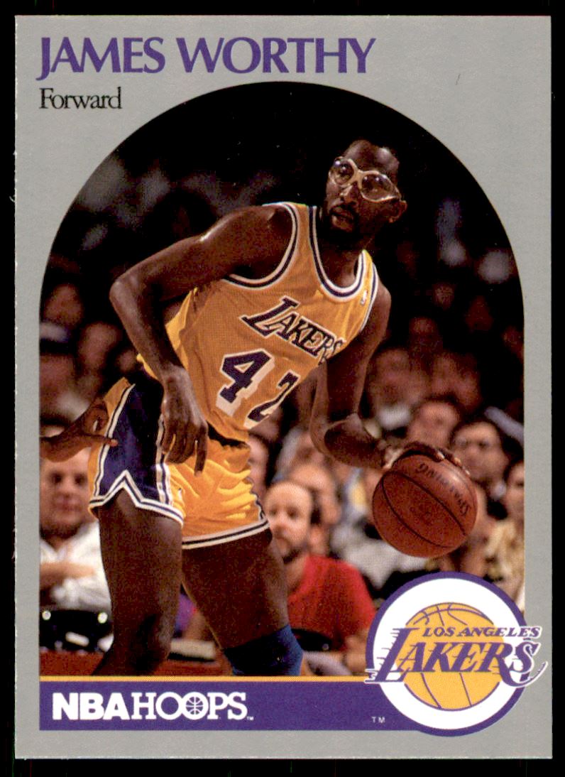 1990-91 Nba Hoops James Worthy #163 on Kronozio