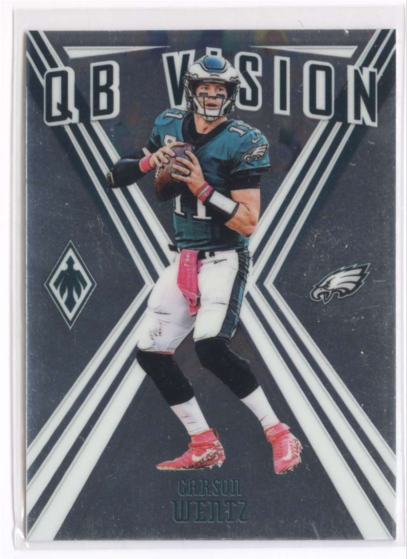 2019 Panini Phoenix QB Vision Carson Wentz #11 on Kronozio