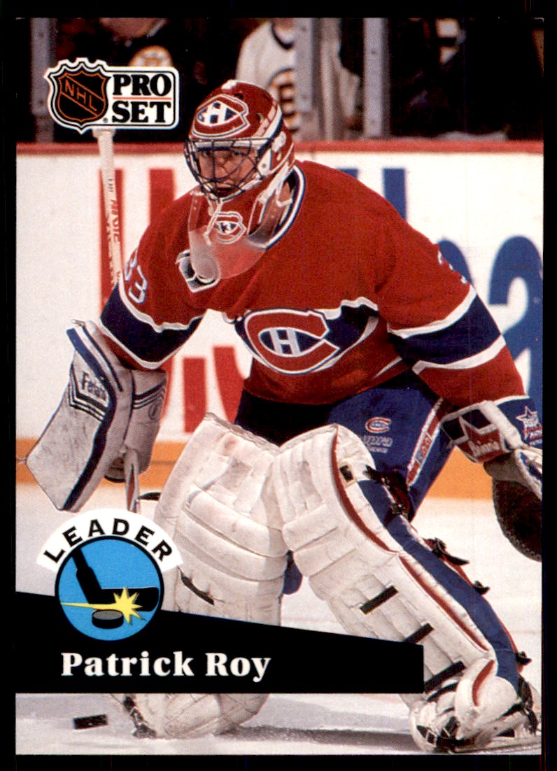 1991-92 Pro Set Patrick Roy #599 on Kronozio
