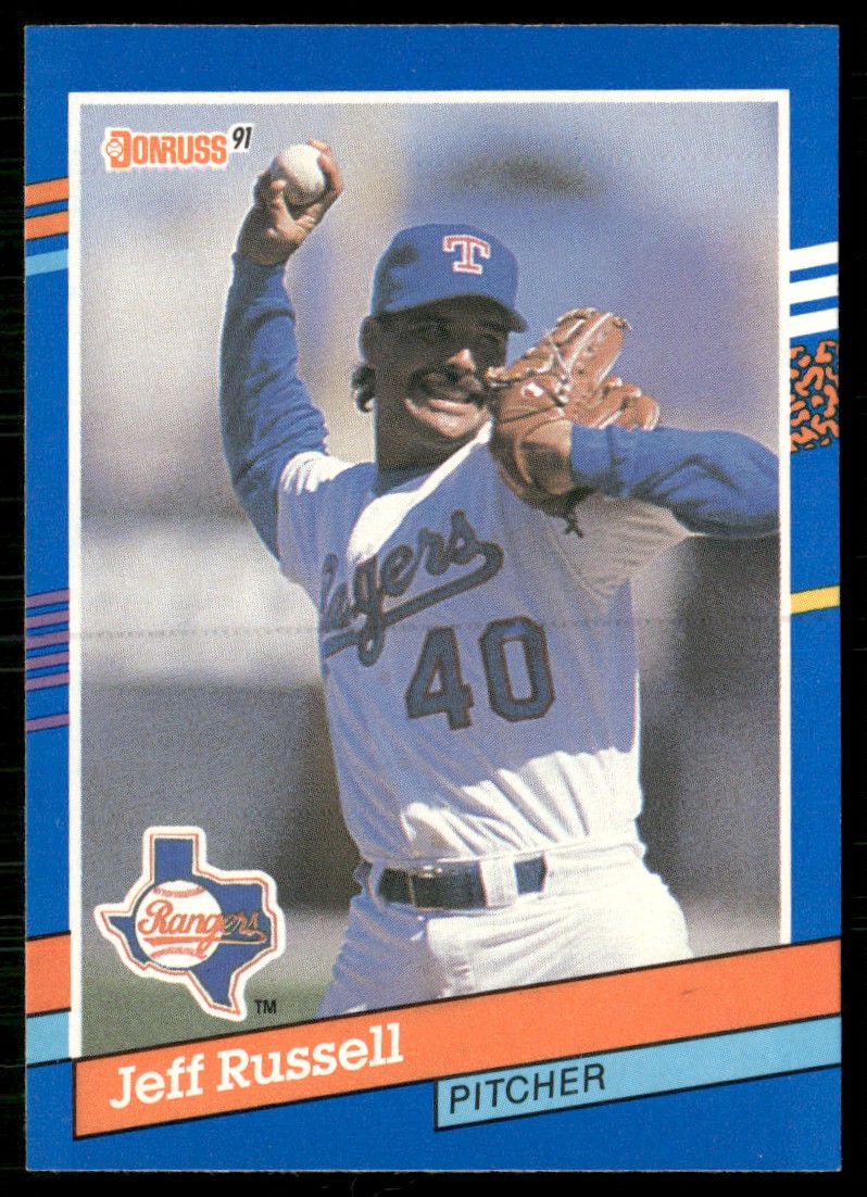 1991 Donruss Jeff Russell #202 on Kronozio