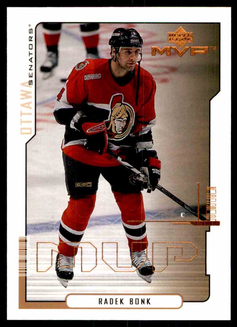 2000-01 Upper Deck Mvp Radek Bonk #127 on Kronozio