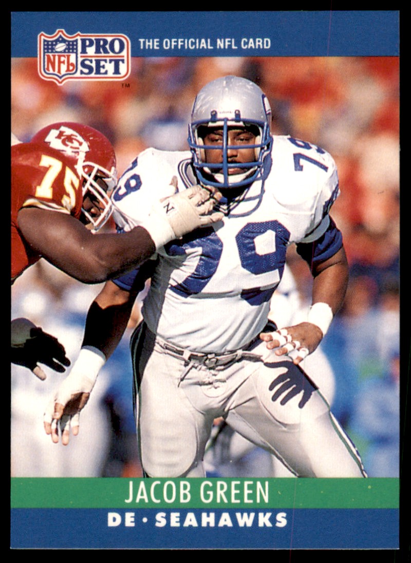 1990 Pro Set Jacob Green #301 on Kronozio
