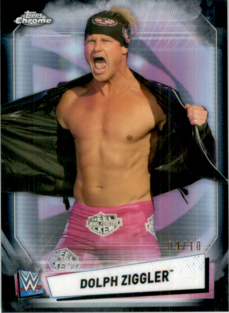 2021 Topps Chrome WWE Black Refractors Dolph Ziggler #55 on Kronozio