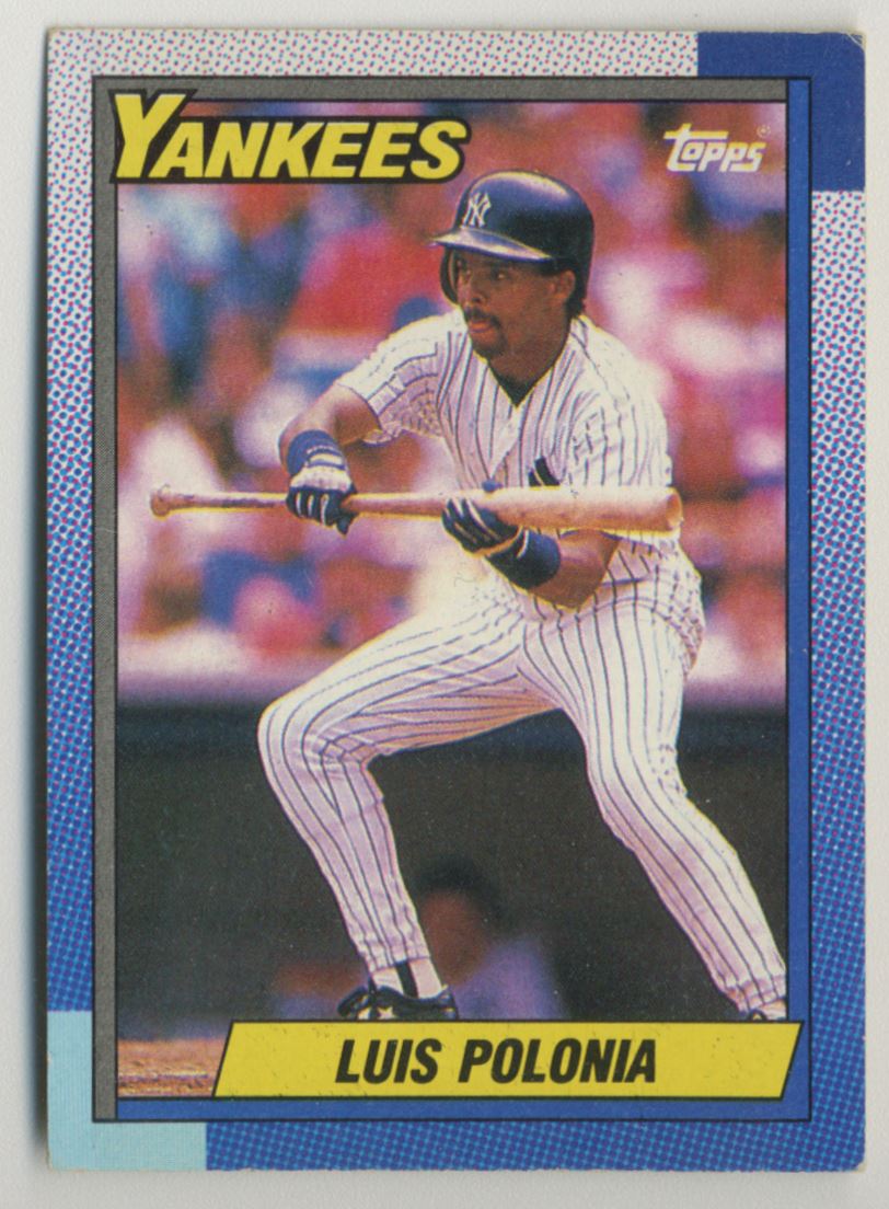 1990 Topps Luis Polonia #634 on Kronozio