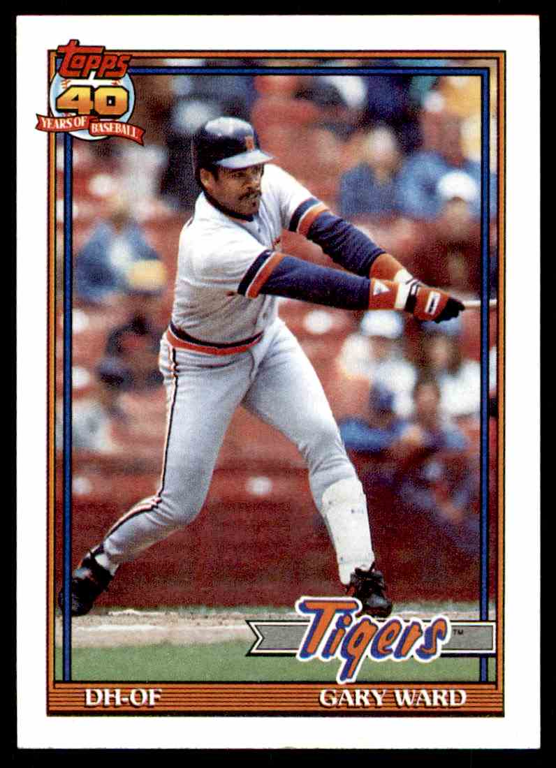 1991 Topps 40 Years Of Baseball Gary Ward #556 on Kronozio