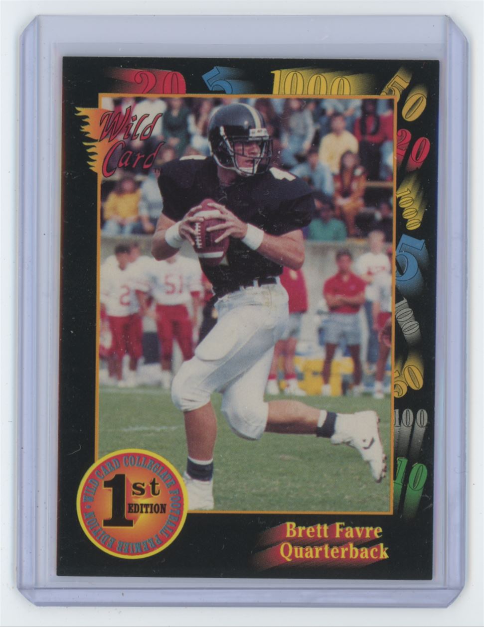 1991 Wild Card Brett Favre #119 on Kronozio