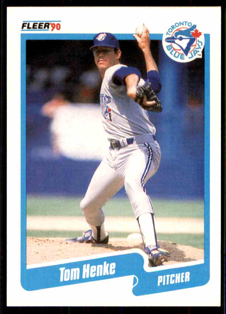1990 Fleer Tom Henke #84 on Kronozio