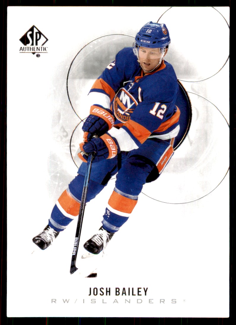 2020-21 SP Authentic Josh Bailey #39 on Kronozio