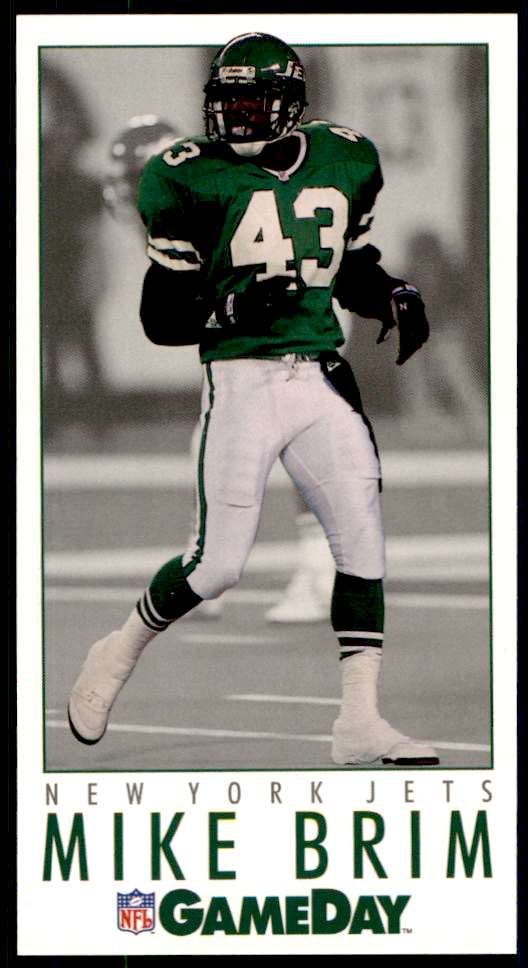 1992 Fleer GameDay Mike Brim #36 on Kronozio