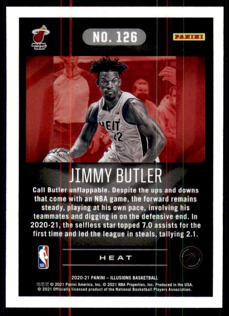 2020-21 Panini Illusions Jimmy Butler #126 on Kronozio