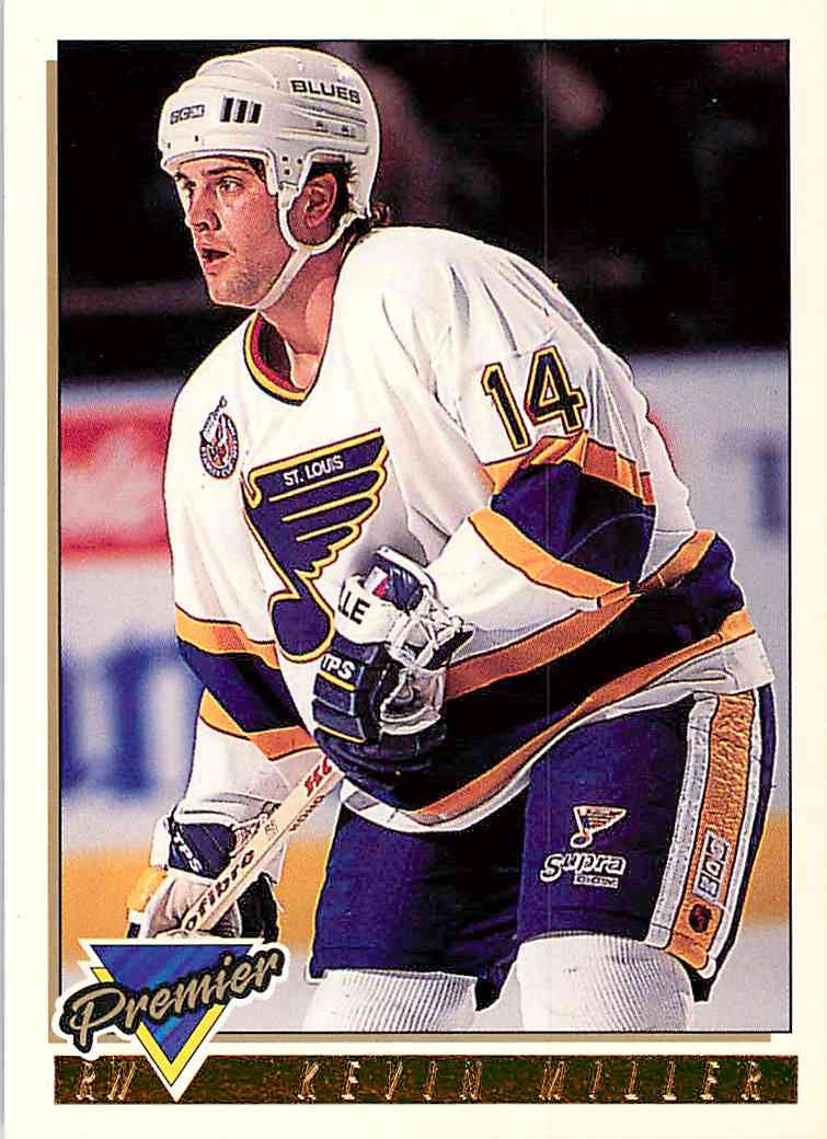 1993-94 OPC Premier Gold Kevin Miller #8 on Kronozio
