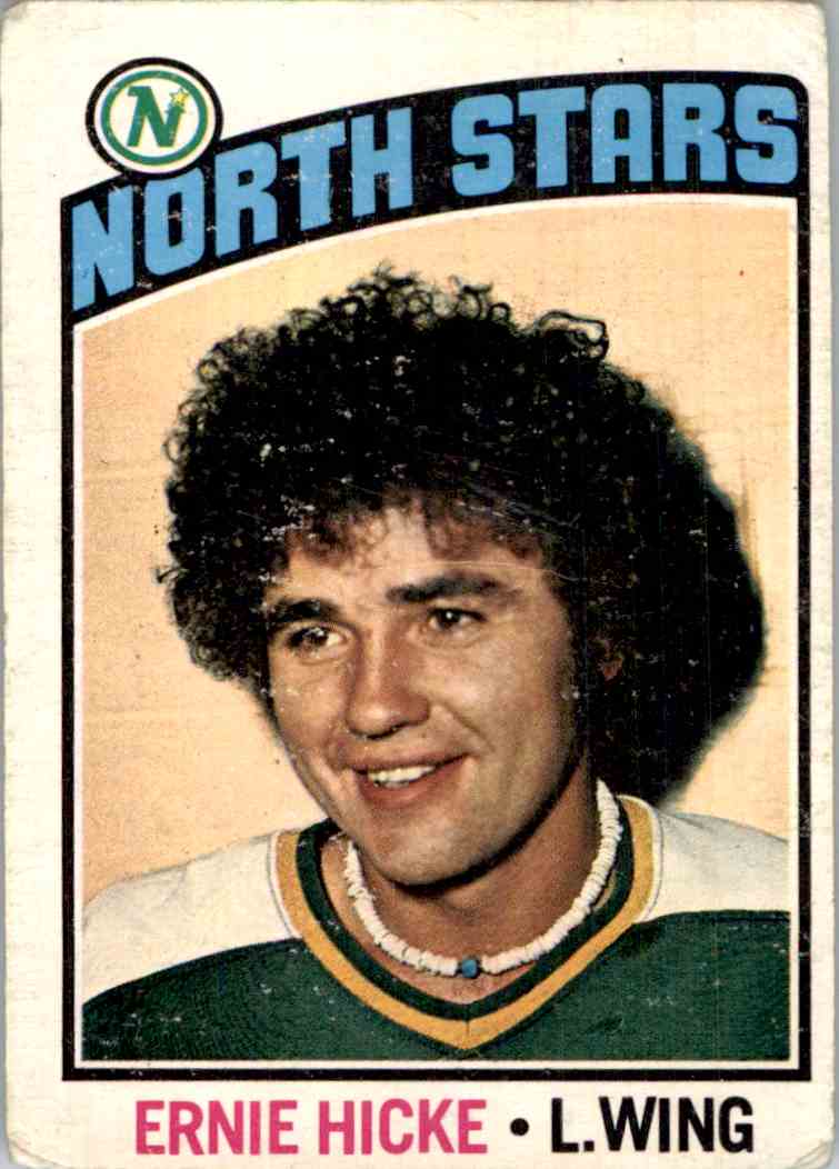 1976-77 O-Pee-Chee Ernie Hicke #87 on Kronozio