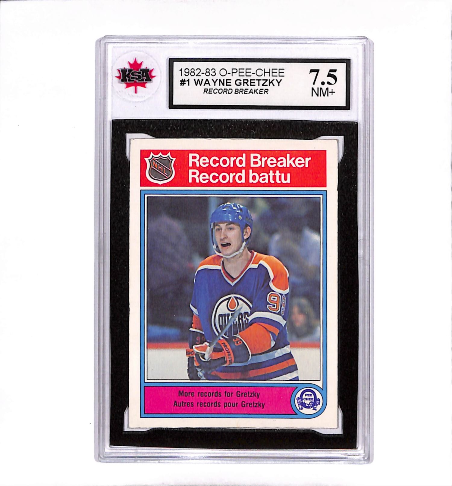 1982-83 O-Pee-Chee Wayne Gretzky #1 on Kronozio