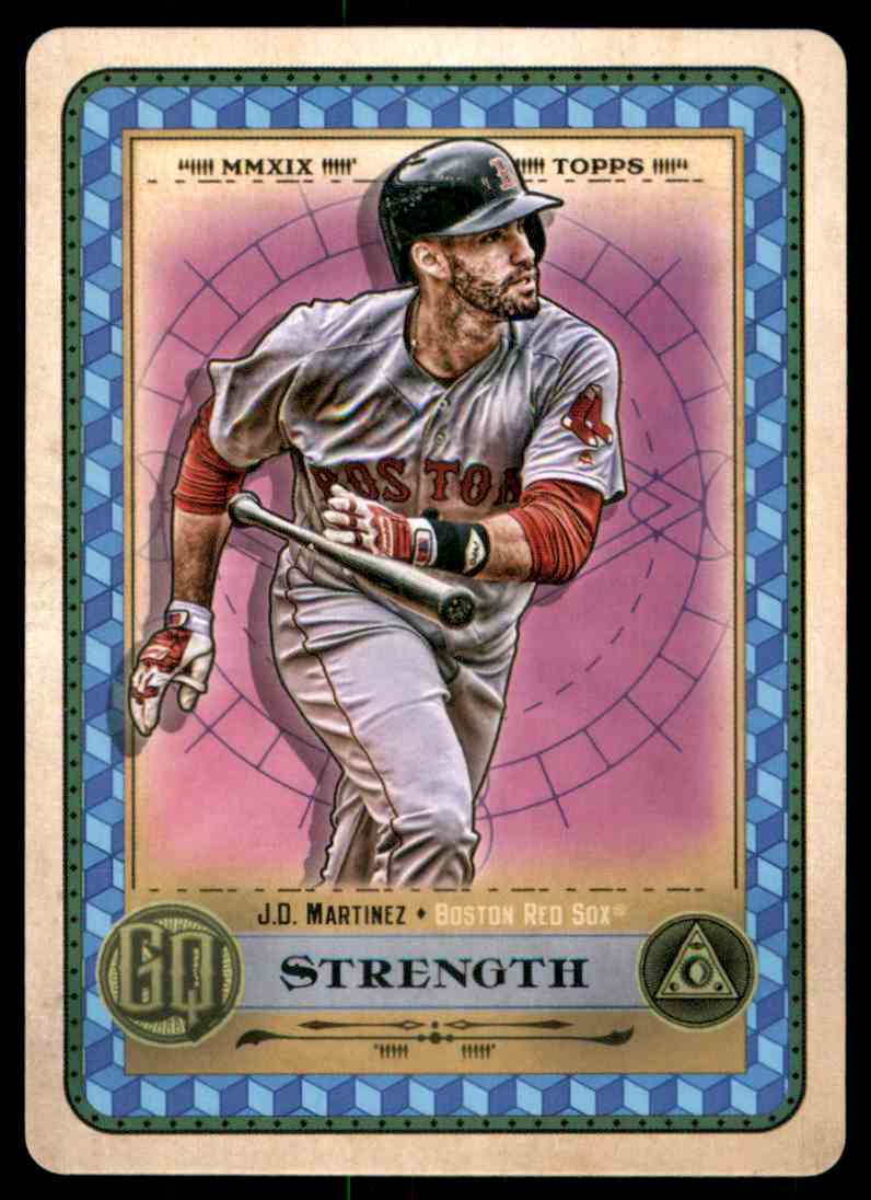 2019 Topps Gypsy Queen Tarot Of The Diamond J.D. Martinez #TOTD6 on ...