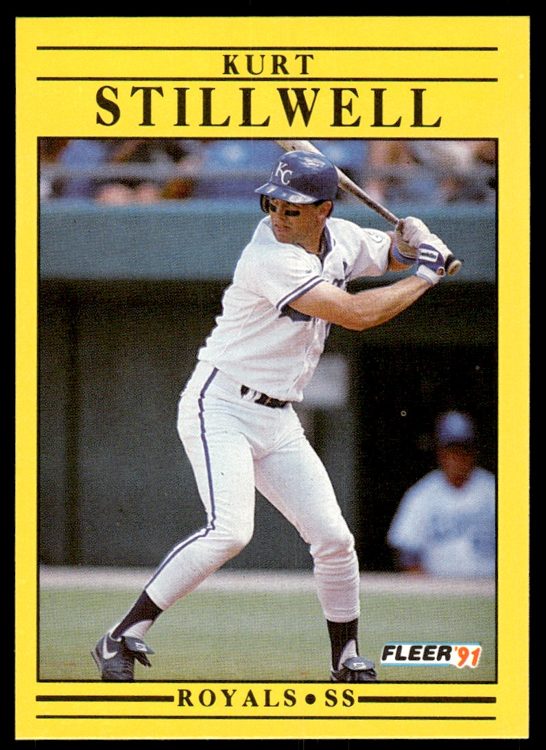 1991 Fleer Baseball Card Kurt Stillwell Kansas City Royals #571 | eBay