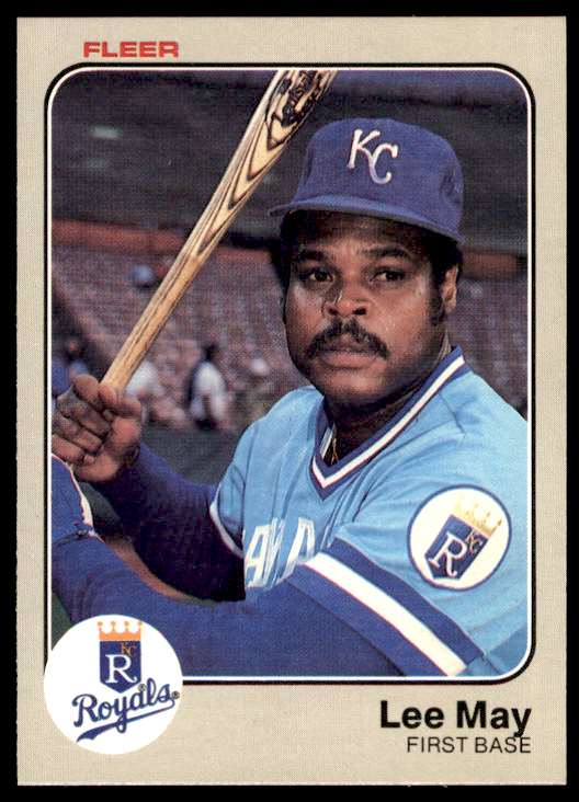 1983 Mint - Fleer Lee May #118 on Kronozio