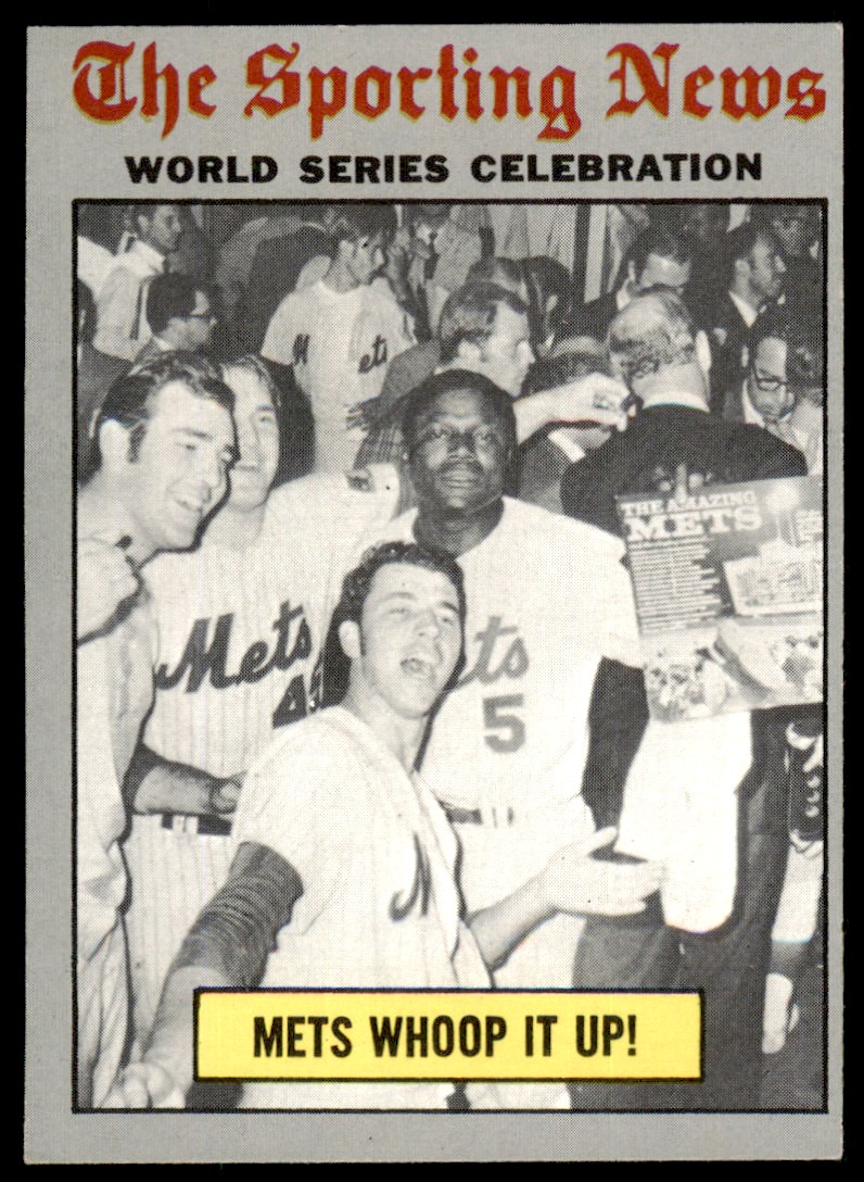 1970 Topps WS Celebration Mets Whoop It Up #310 on Kronozio