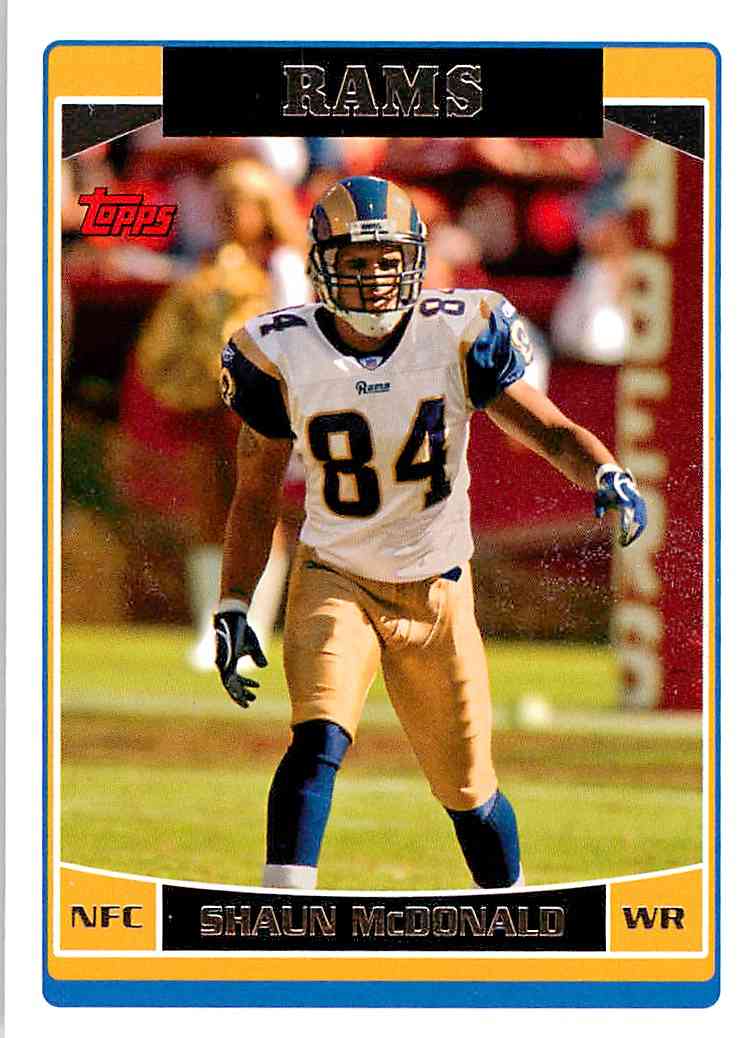 2006 Topps Shaun Mcdonald #3 on Kronozio