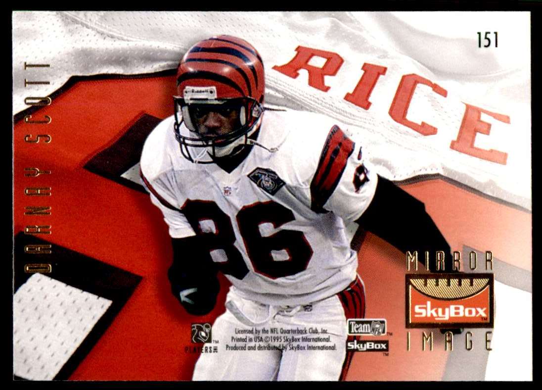 1995 Skybox Mirror Image Jerry Rice #151 on Kronozio