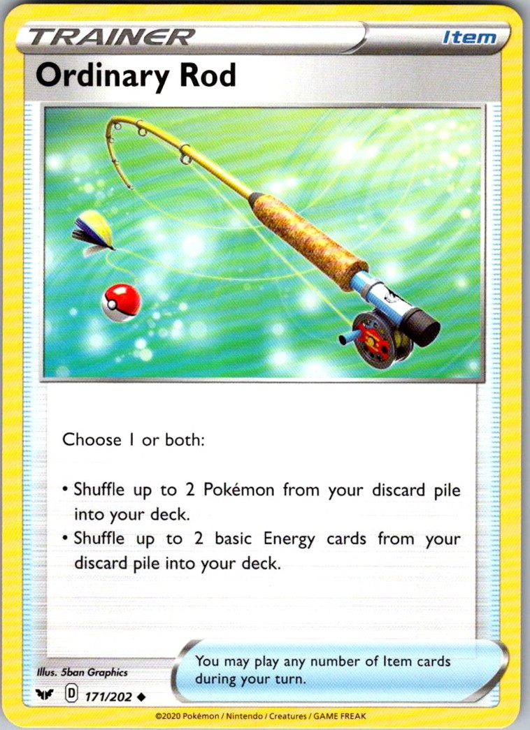 2020 Sword & Shield Ordinary Rod #171 on Kronozio