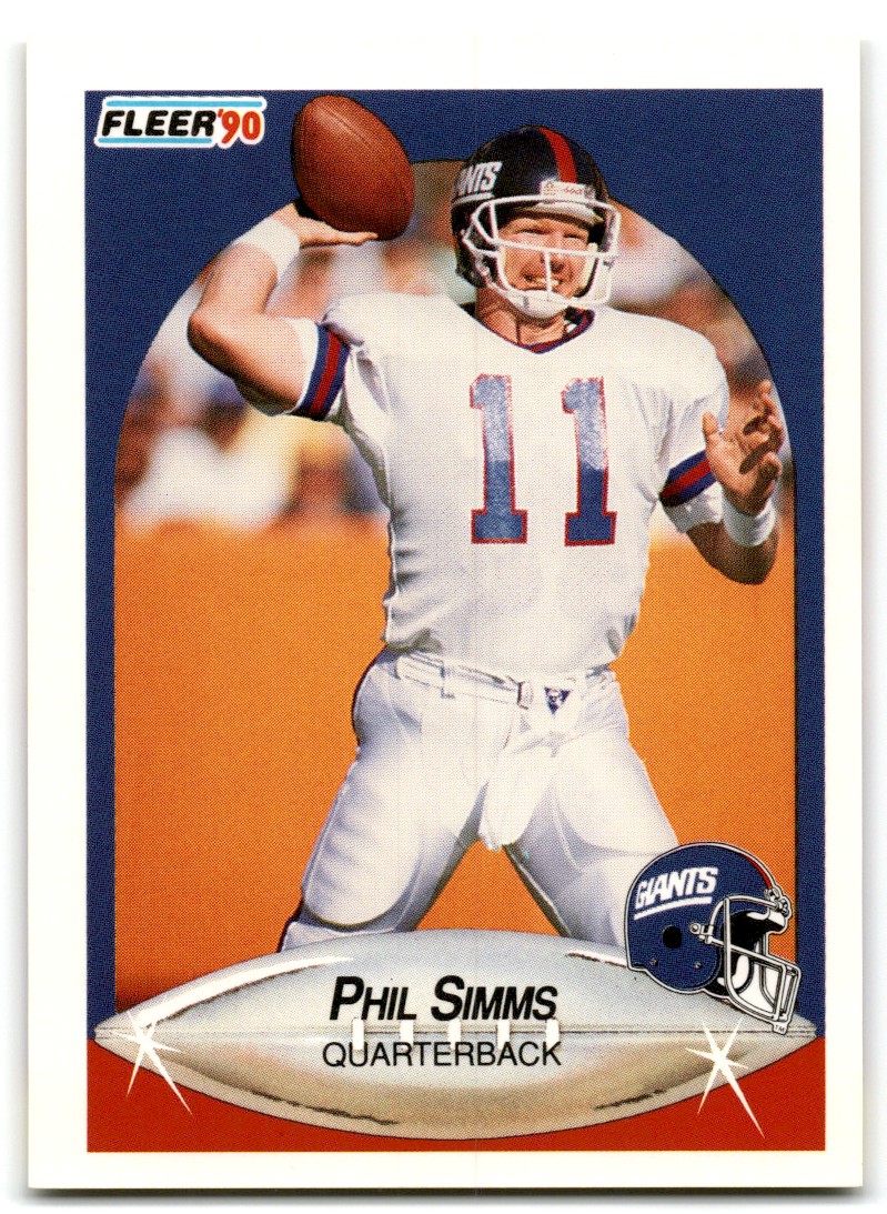 1990 Fleer Phil Simms #76 on Kronozio