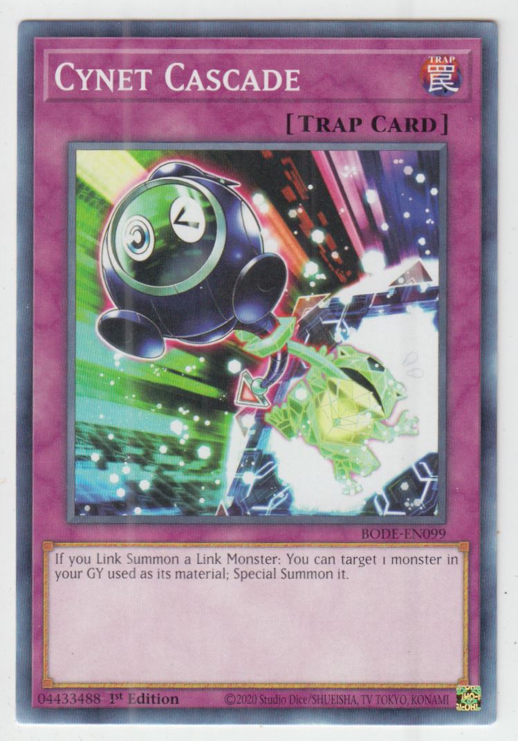 2020 Yu-Gi-Oh Cynet Cascade #BODE-EN099 on Kronozio
