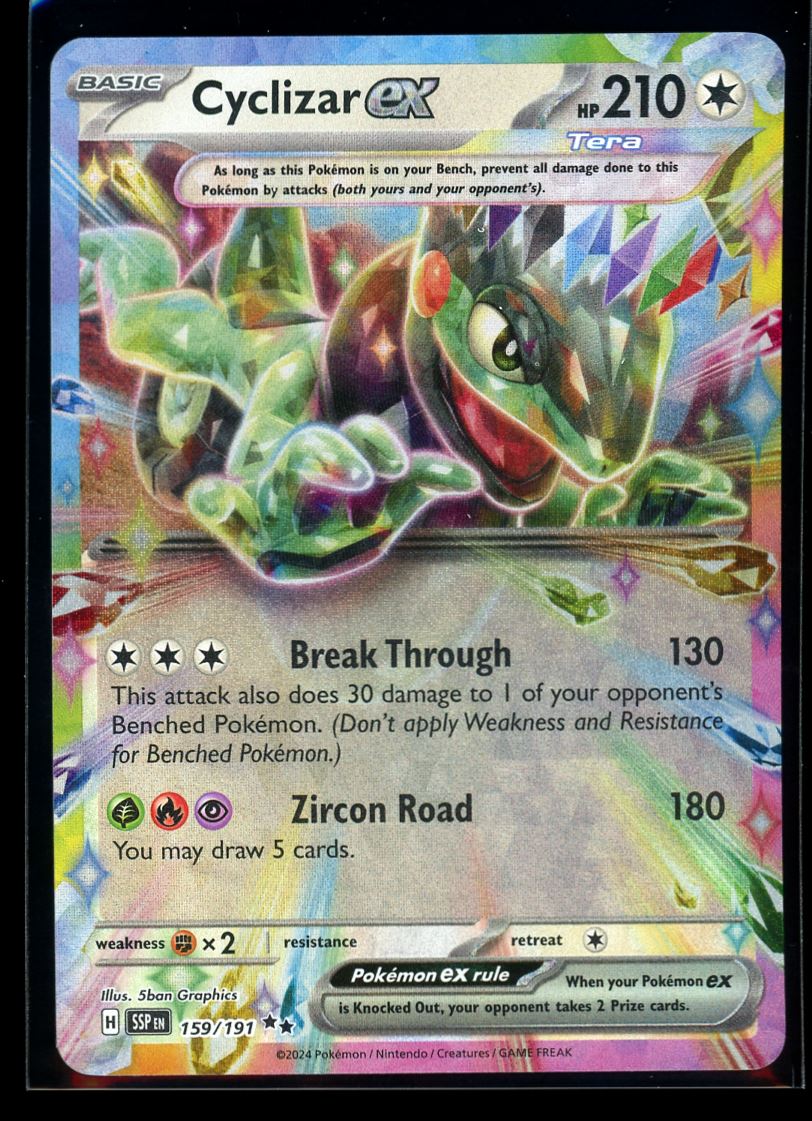 2024 Scarlet & Violet - Surging Sparks Cyclizar ex #159 on Kronozio