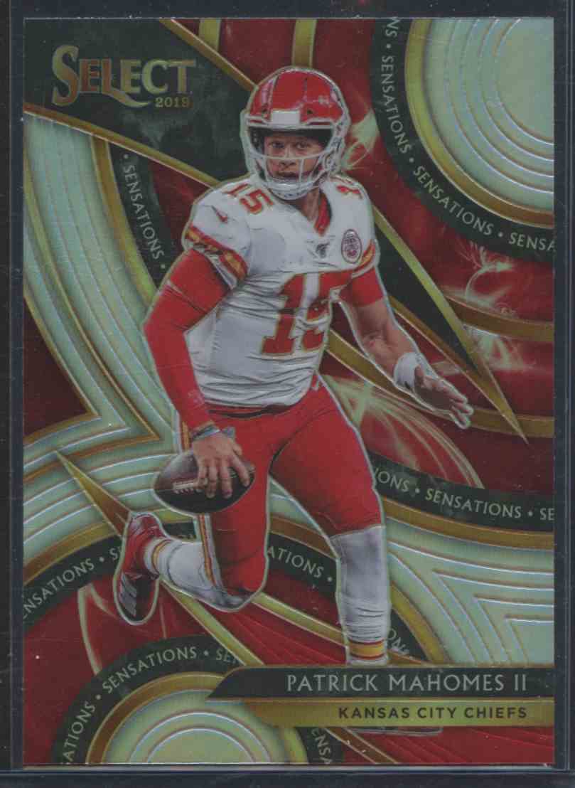 2019 Select Sensations Silver Prizm Patrick Mahomes on Kronozio