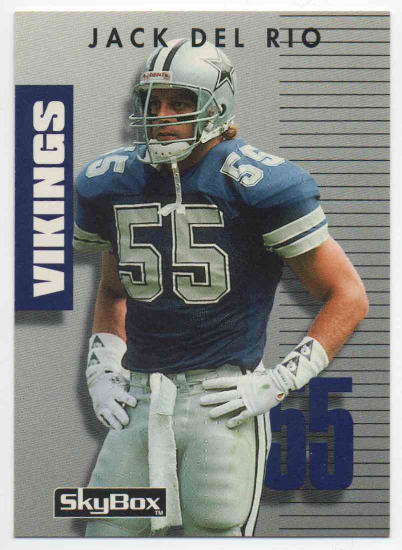 1992 Skybox Primetime Jack Del Rio #89 on Kronozio