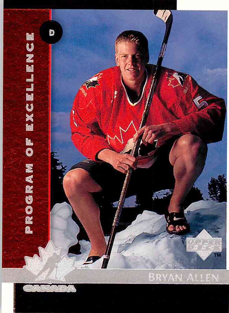 1997-98 Upper Deck Bryan Allen #401 on Kronozio