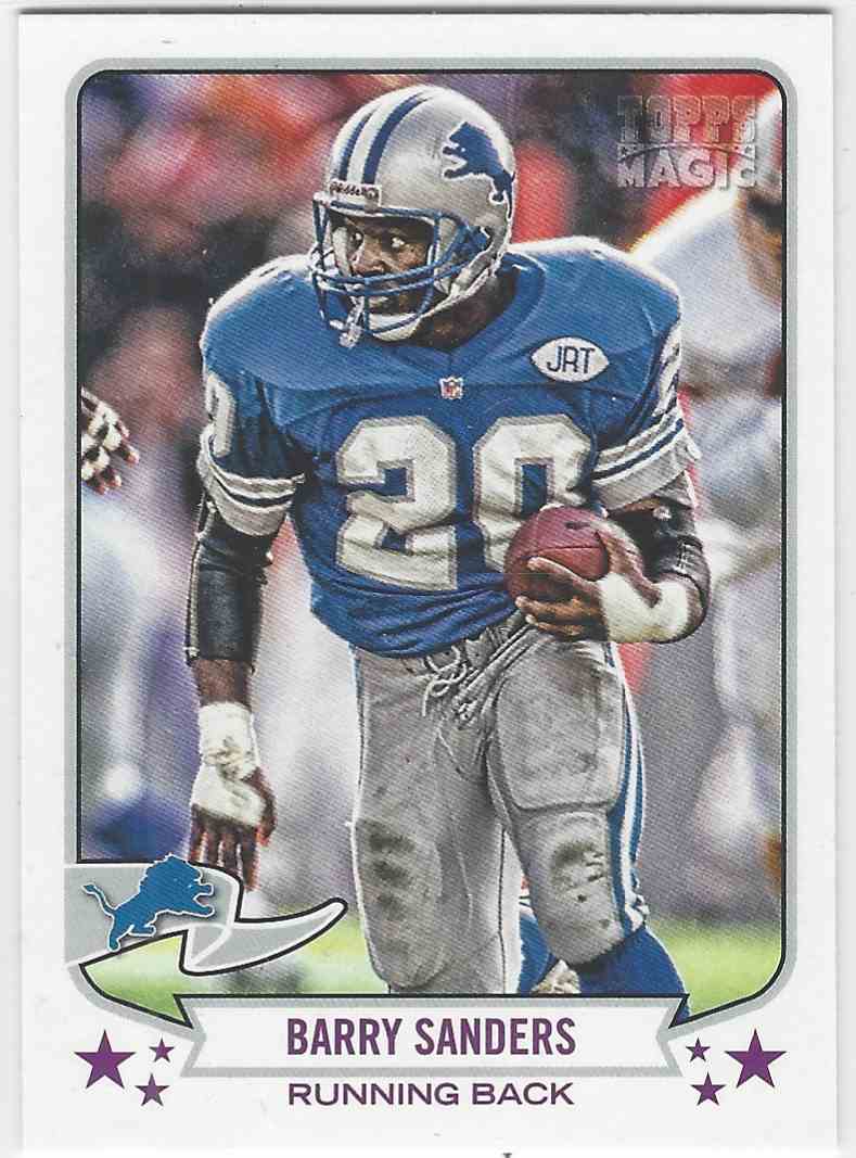 2013 Topps Magic Barry Sanders #55 on Kronozio