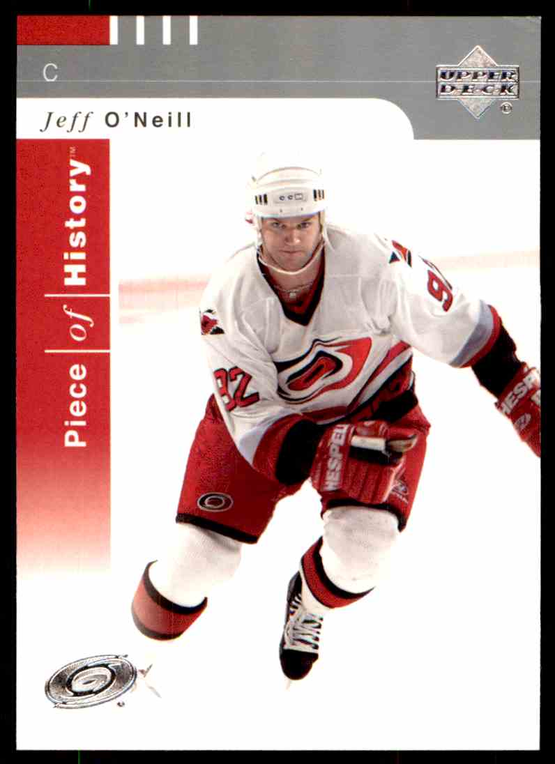 2002-03 Upper Deck Piece Of History Jeff O'neill #11 on Kronozio