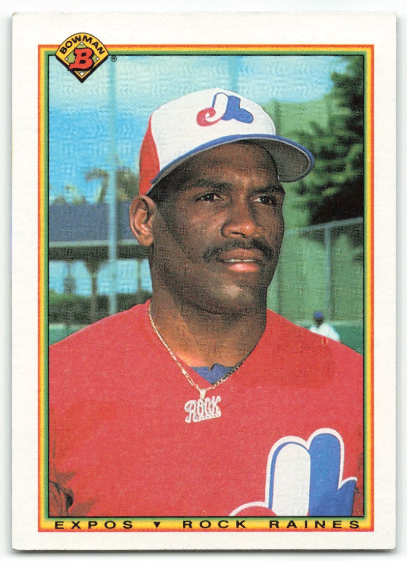 1990 Bowman Rock Raines #118 on Kronozio