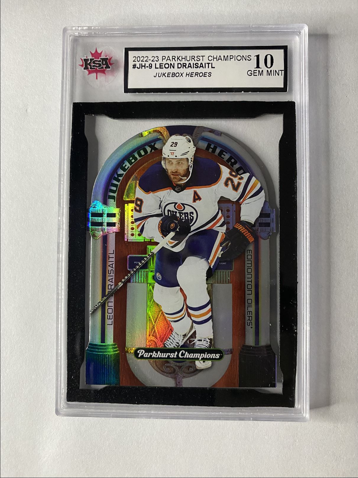 2022-23 PARKHURST CHAMPIONS JUKEBOX HEROES Leon Draisaitl #JH-9 on Kronozio