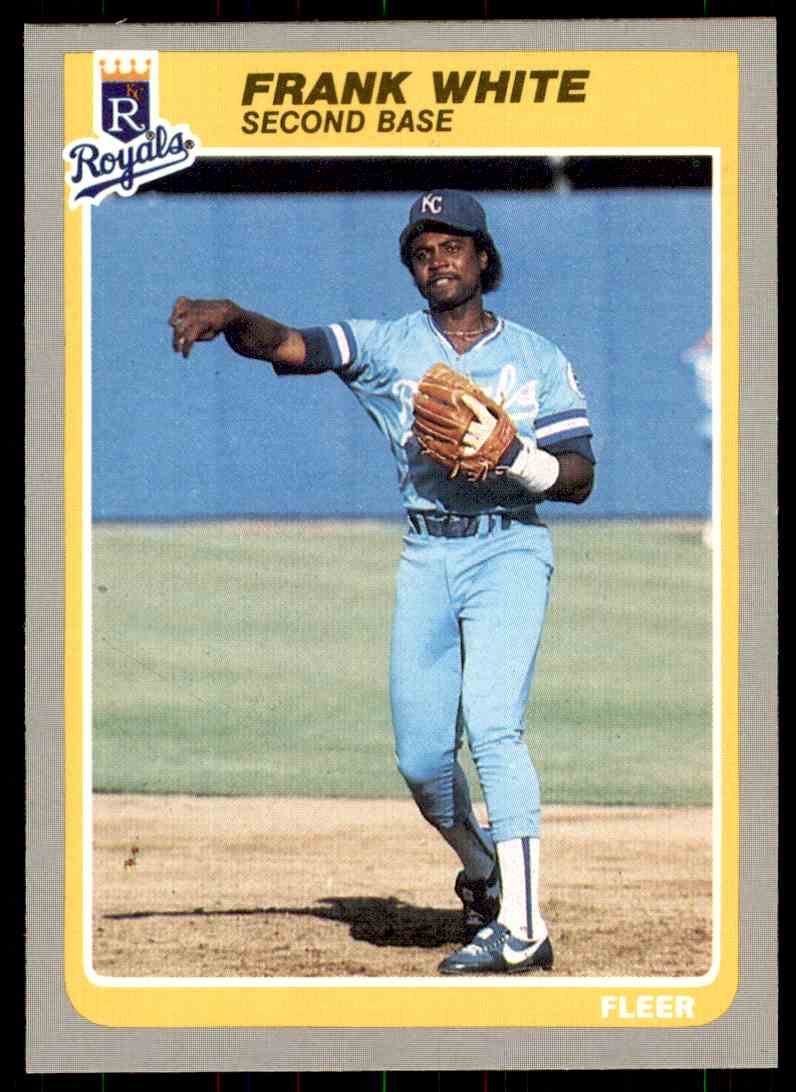 1985 Fleer Frank White #217 on Kronozio