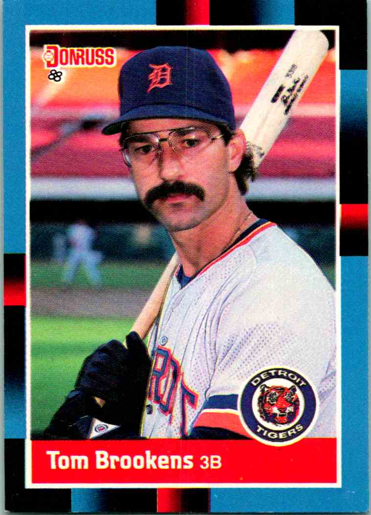 1988 Donruss Tom Brookens #107 on Kronozio