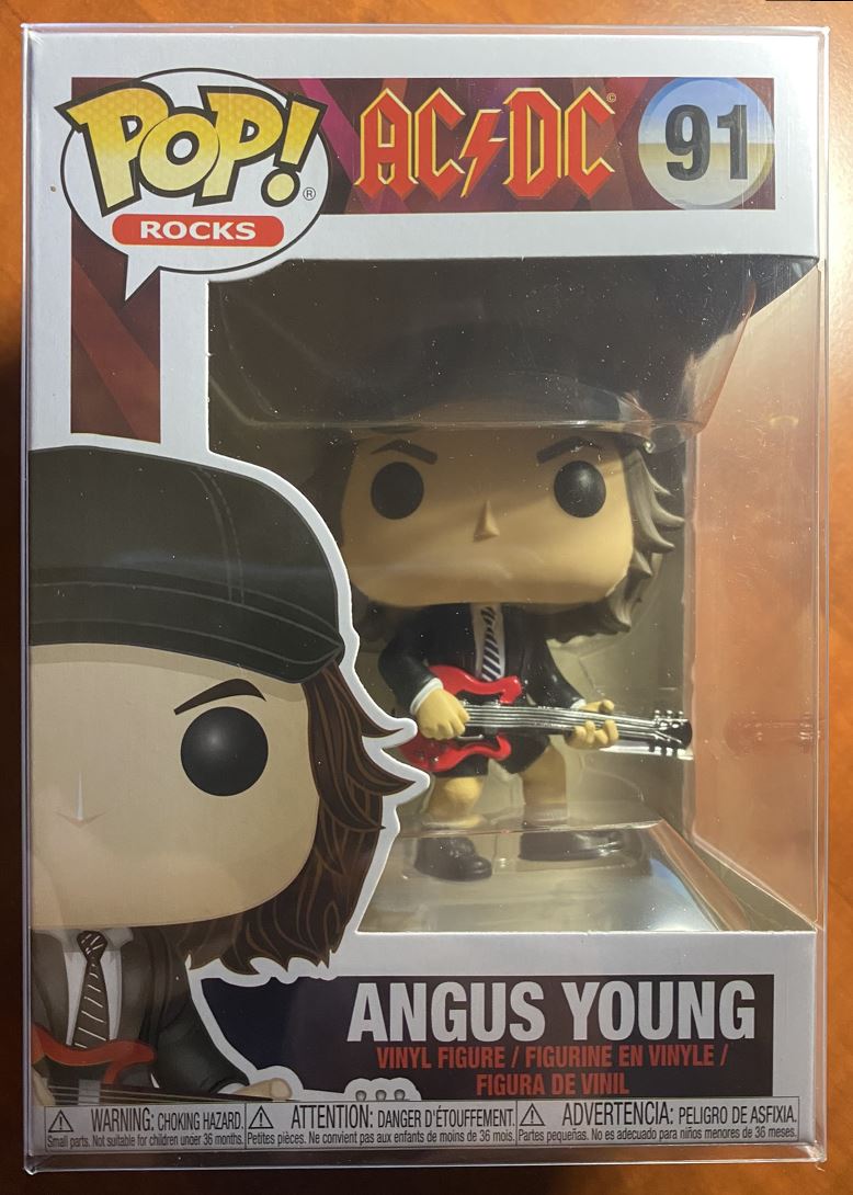 2022 Funko Pop! Rocks Angus Young #91 on Kronozio
