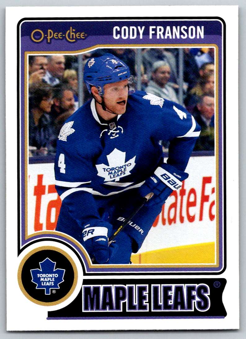 2014-15 O-Pee-Chee Cody Franson #492 on Kronozio