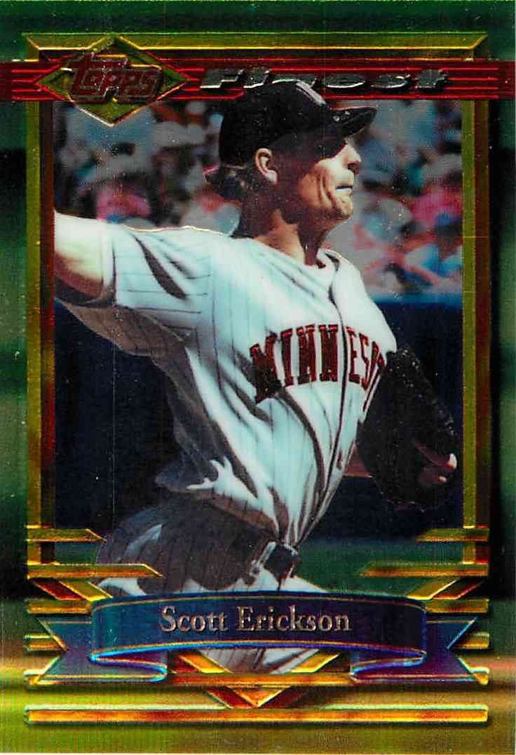 1994 Topps Finest Preproduction Scott Erickson #166 on Kronozio