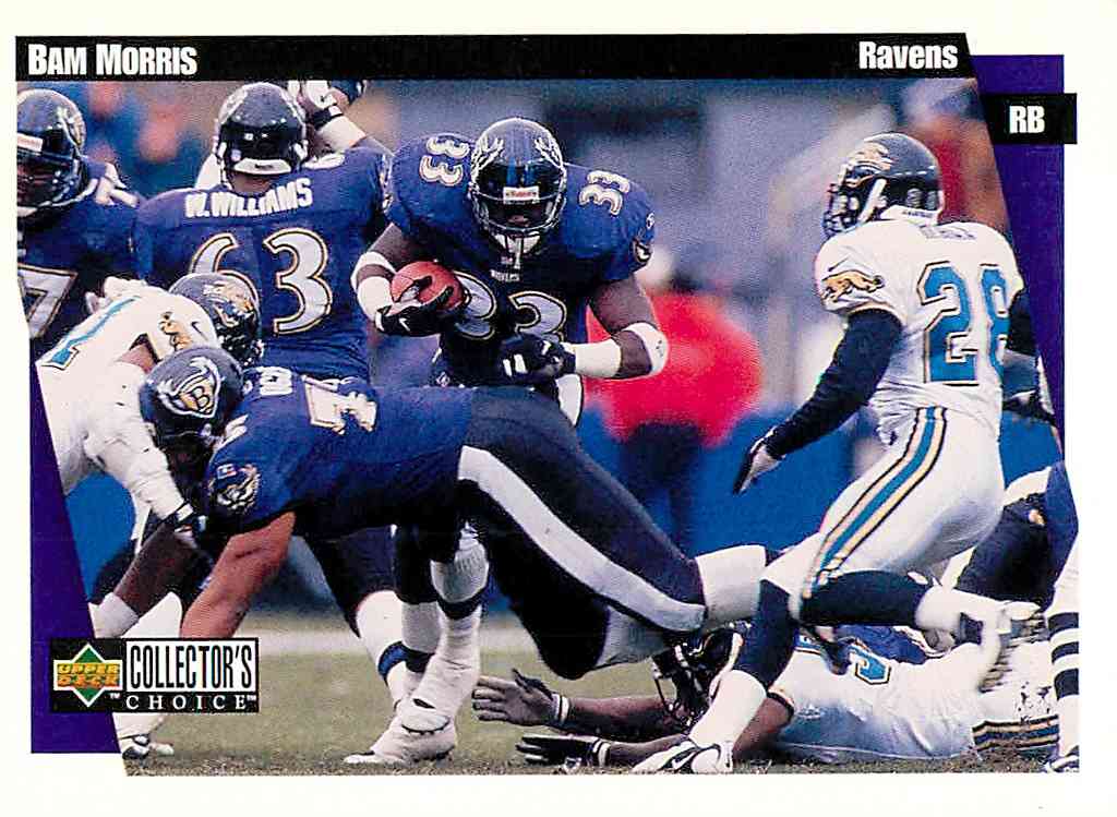 1997 Upper Deck Collector's Choice Bam Morris #263 on Kronozio