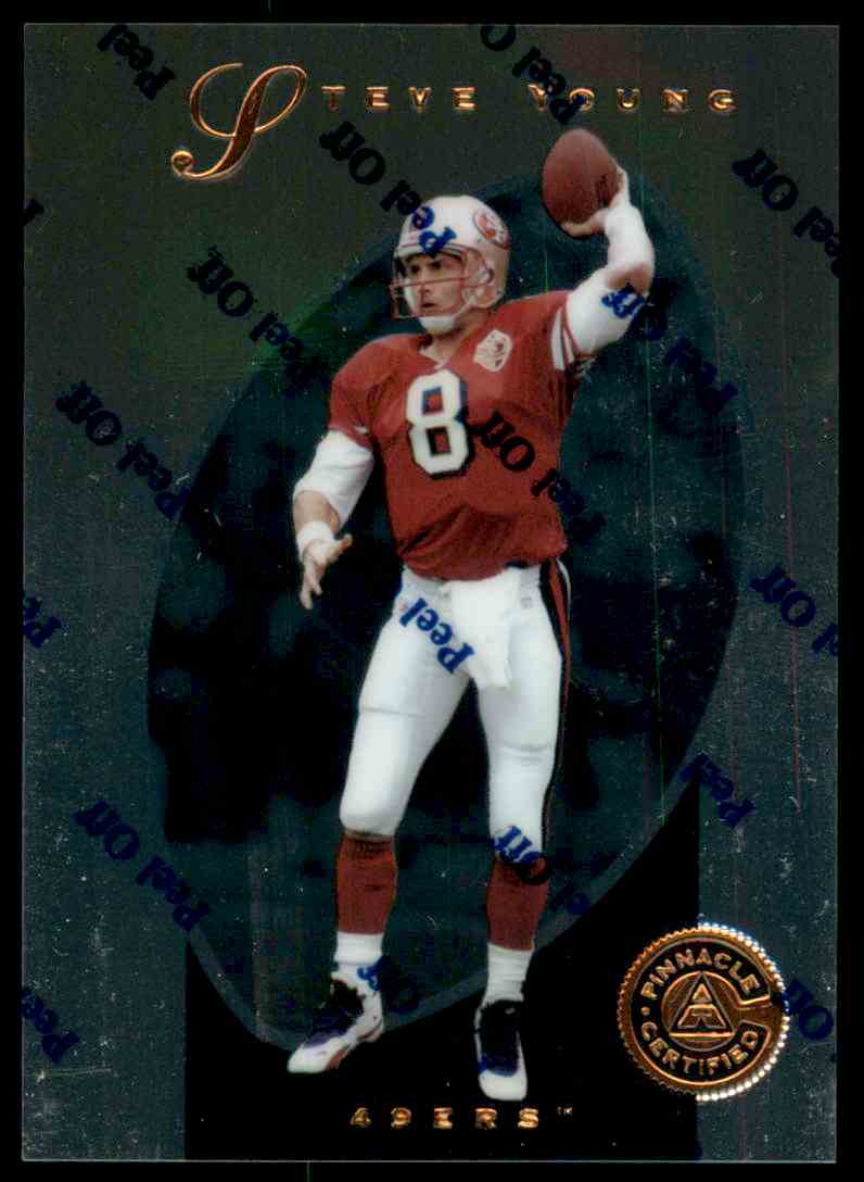 1997 Pinnacle Certified Steve Young #4 on Kronozio