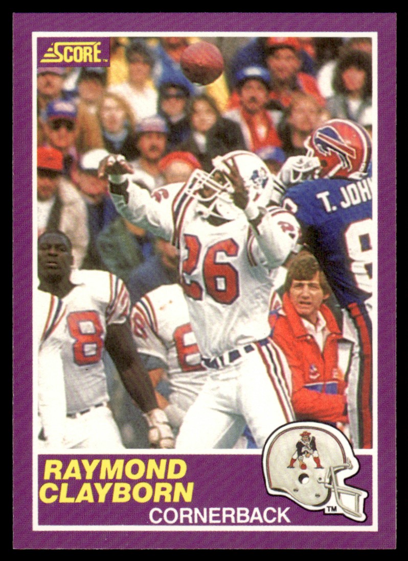 1989 Score Supplemental Raymond Clayborn #346S on Kronozio