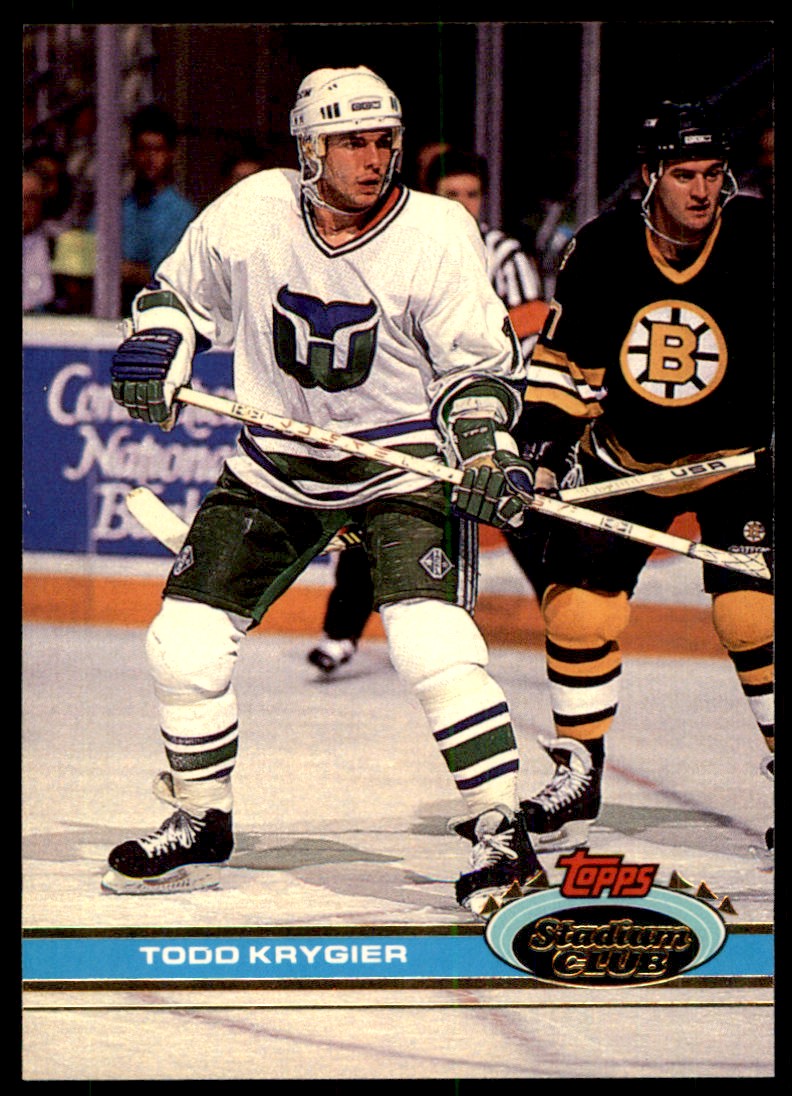 1991-92 Stadium Club Todd Krygier #45 on Kronozio