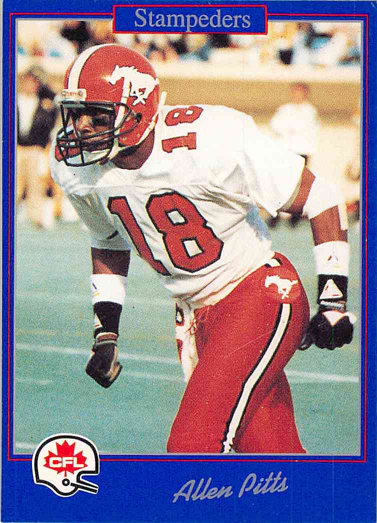 1991 Jogo Allen Pitts #58 on Kronozio